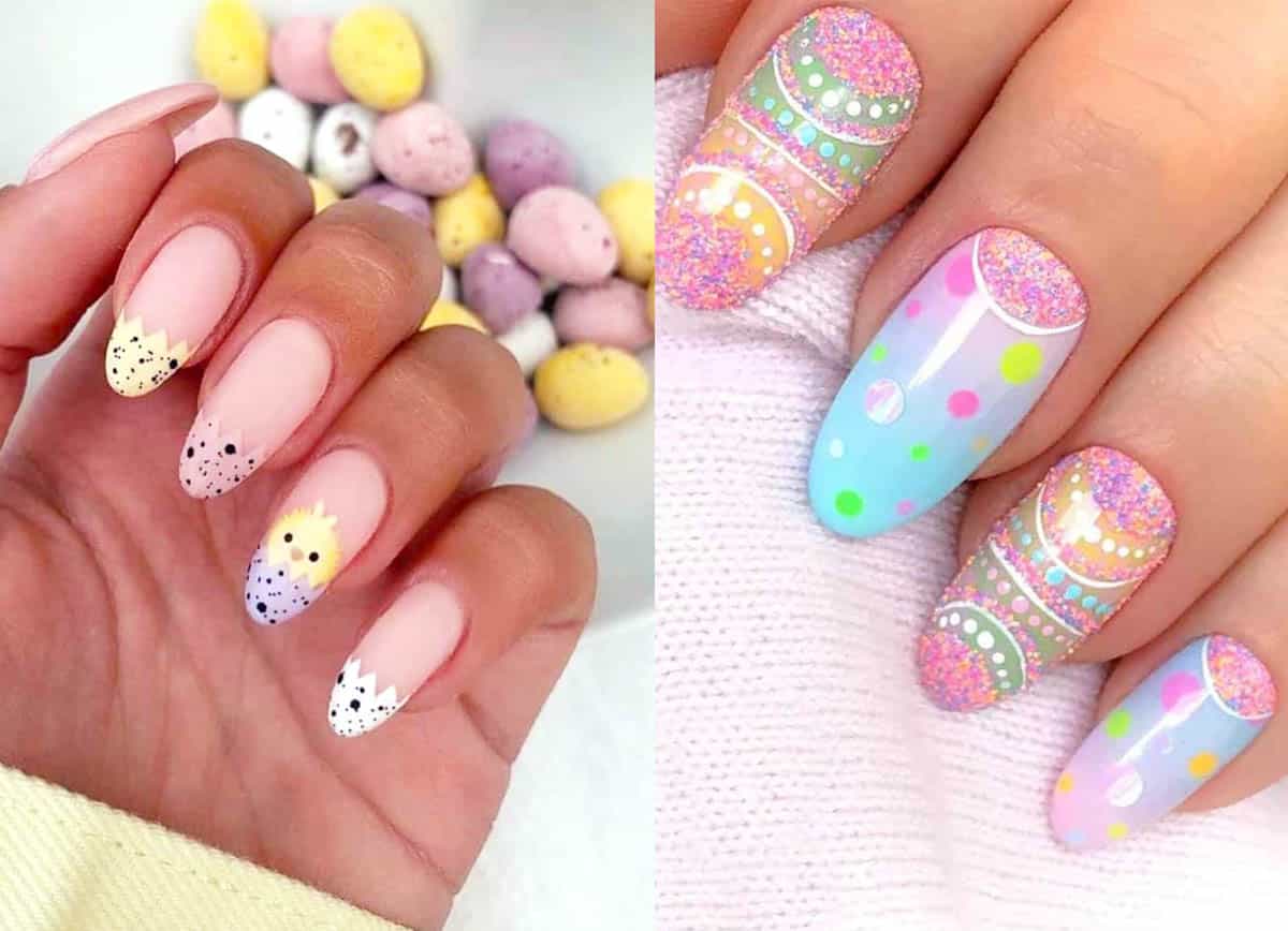 La mejor colección de diseños de uñas de Pascua.